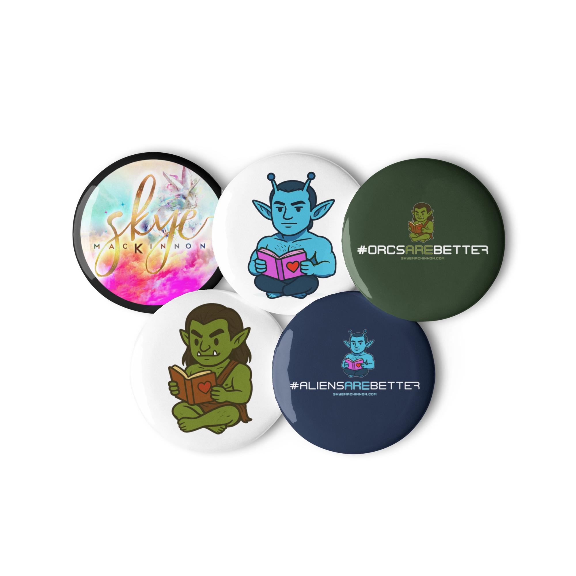 Alien Pin Button Set | Skye MacKinnon