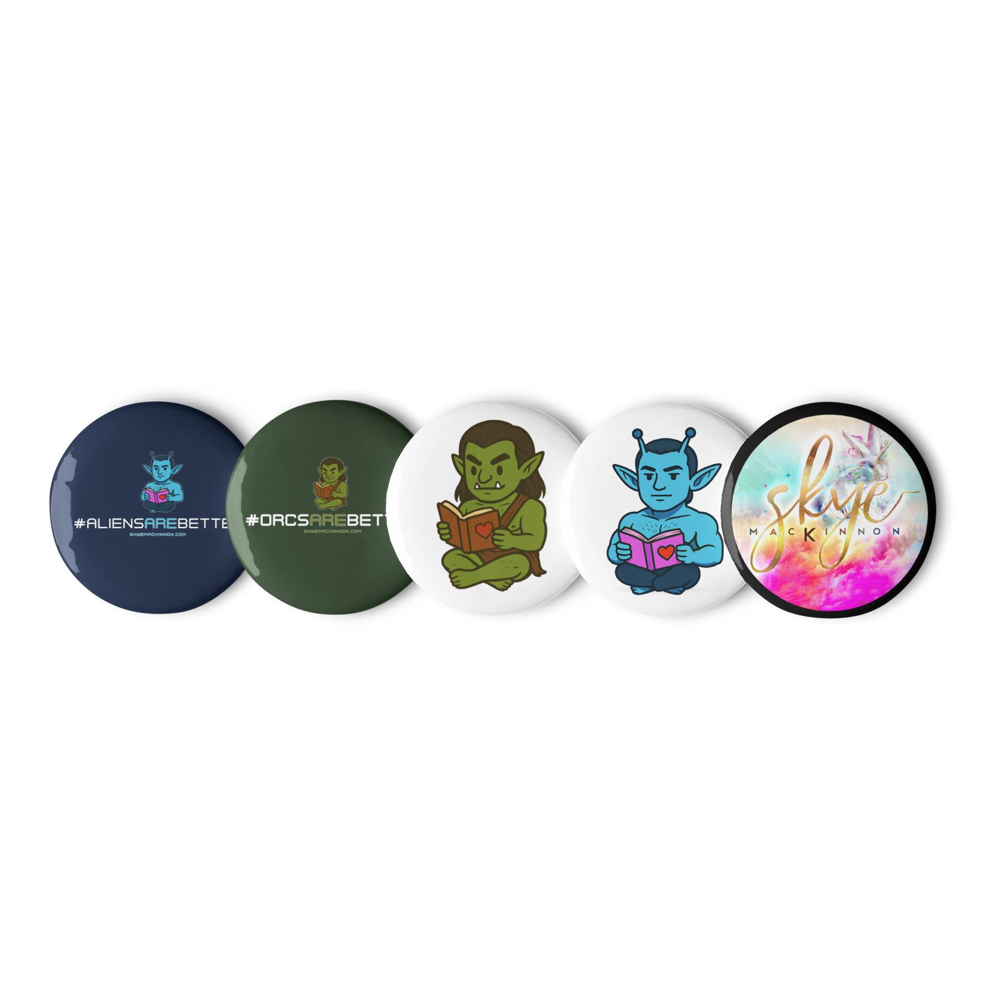 Alien Pin Button Set | Skye MacKinnon